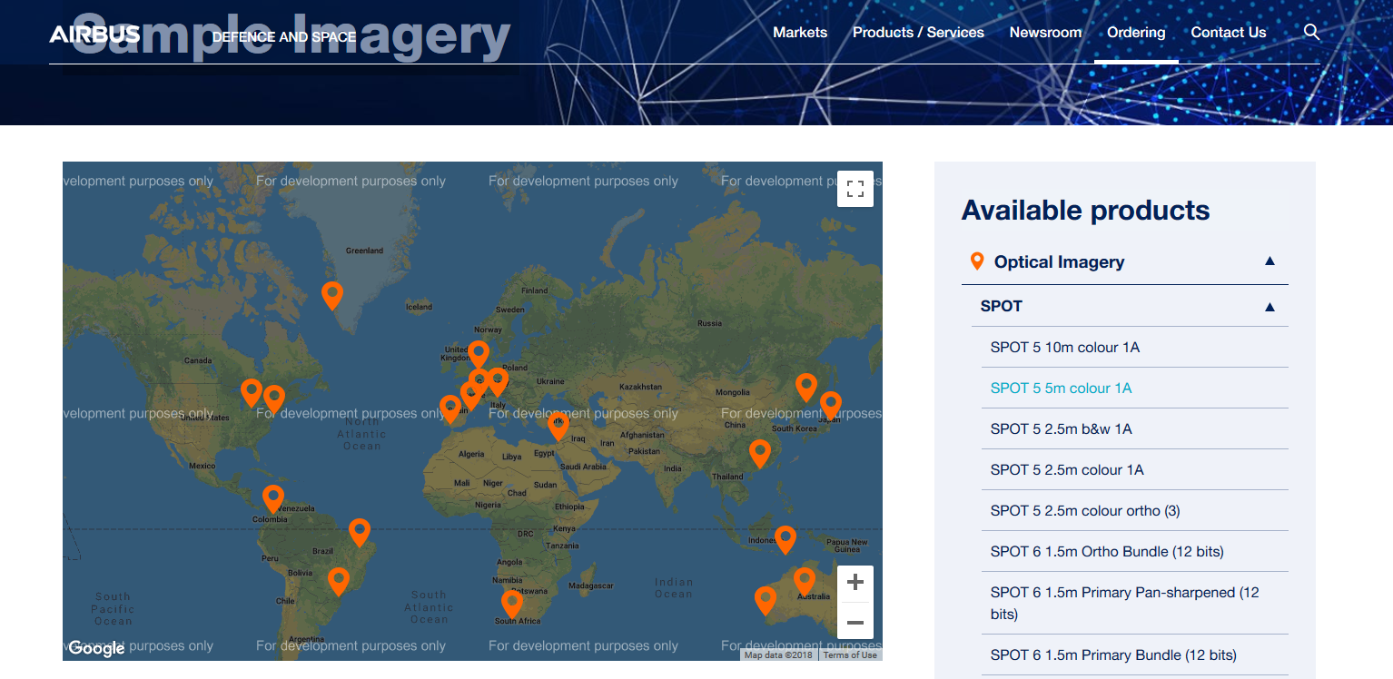 Airbus Data Set Un Spider Knowledge Portal